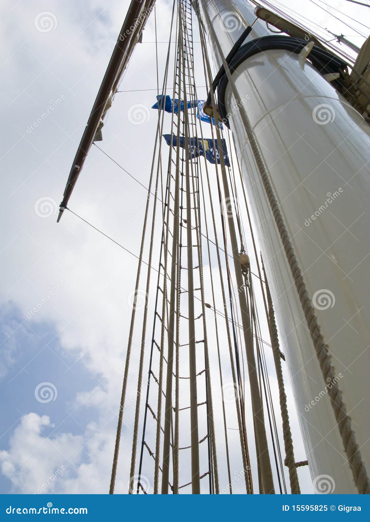 Mast stock image. Image of steel, pole, knot, mast, cord - 15595825