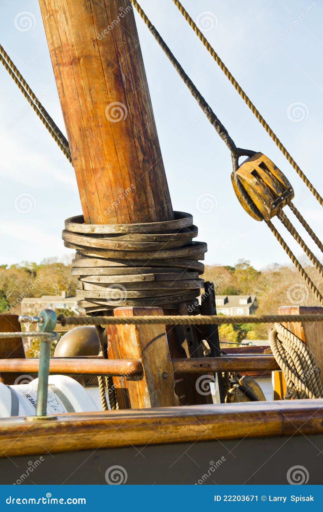 Mast hoops stock image. Image of traditional, historical - 22203671