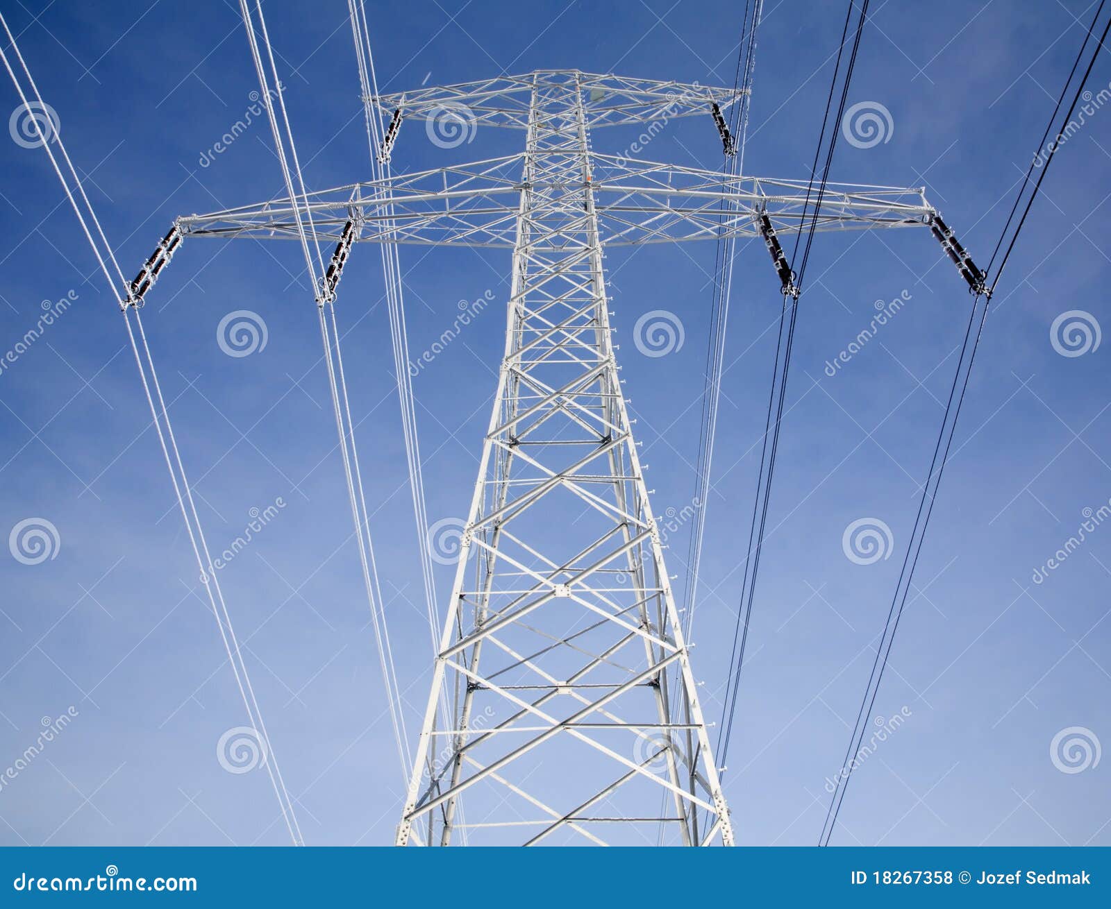 Mast in the icing stock photo. Image of winter, pole - 18267358