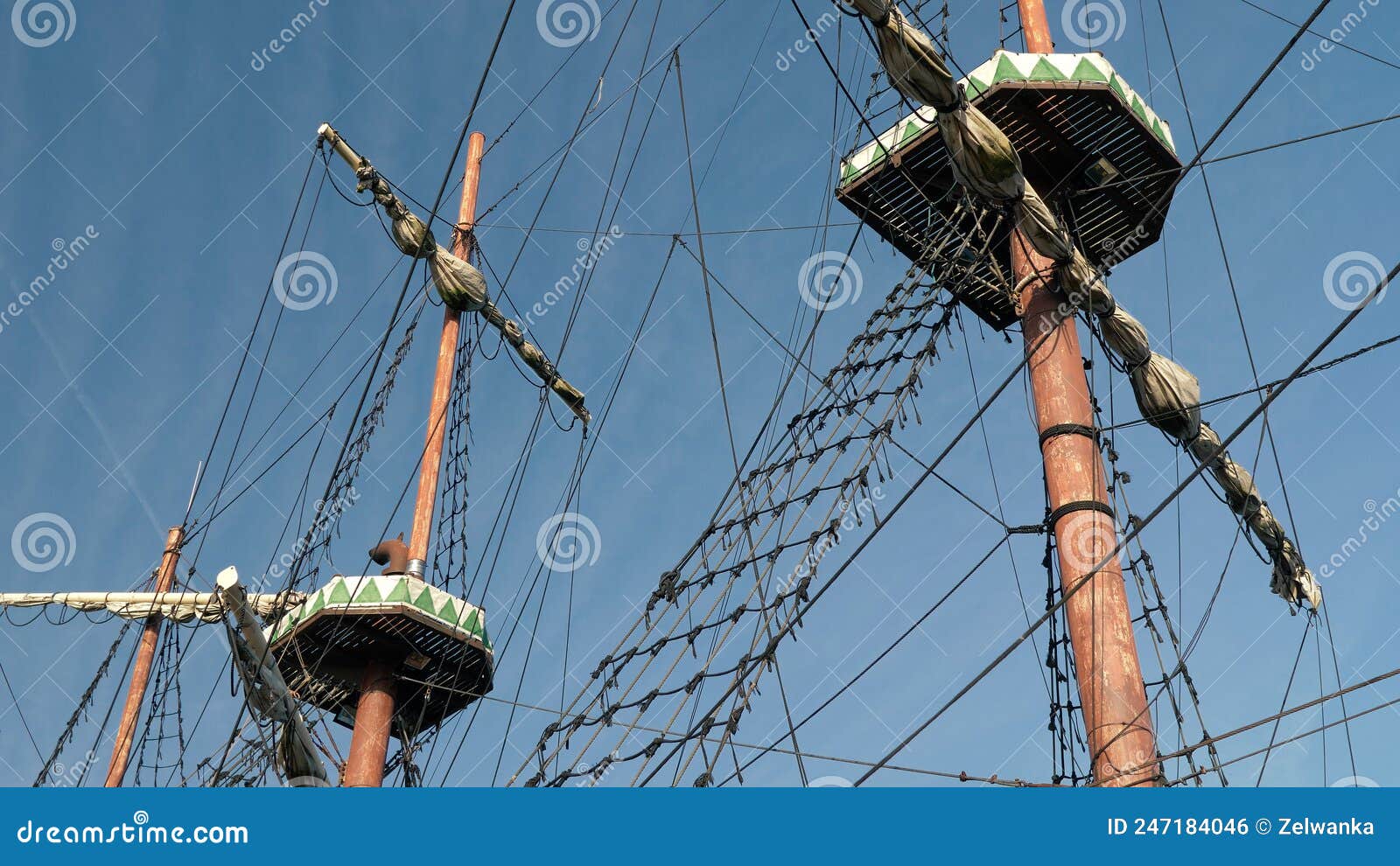 Mast Of A Pirate Ship Royalty-Free Stock Image | CartoonDealer.com ...
