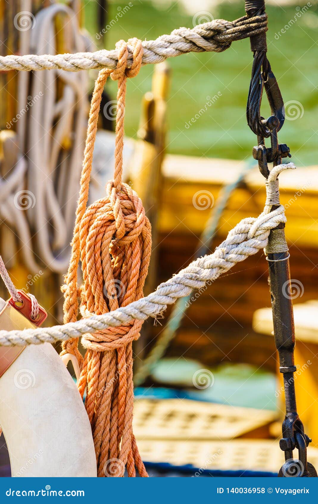 Mast rigging on boat stock photo. Image of yacht, mast - 140036958