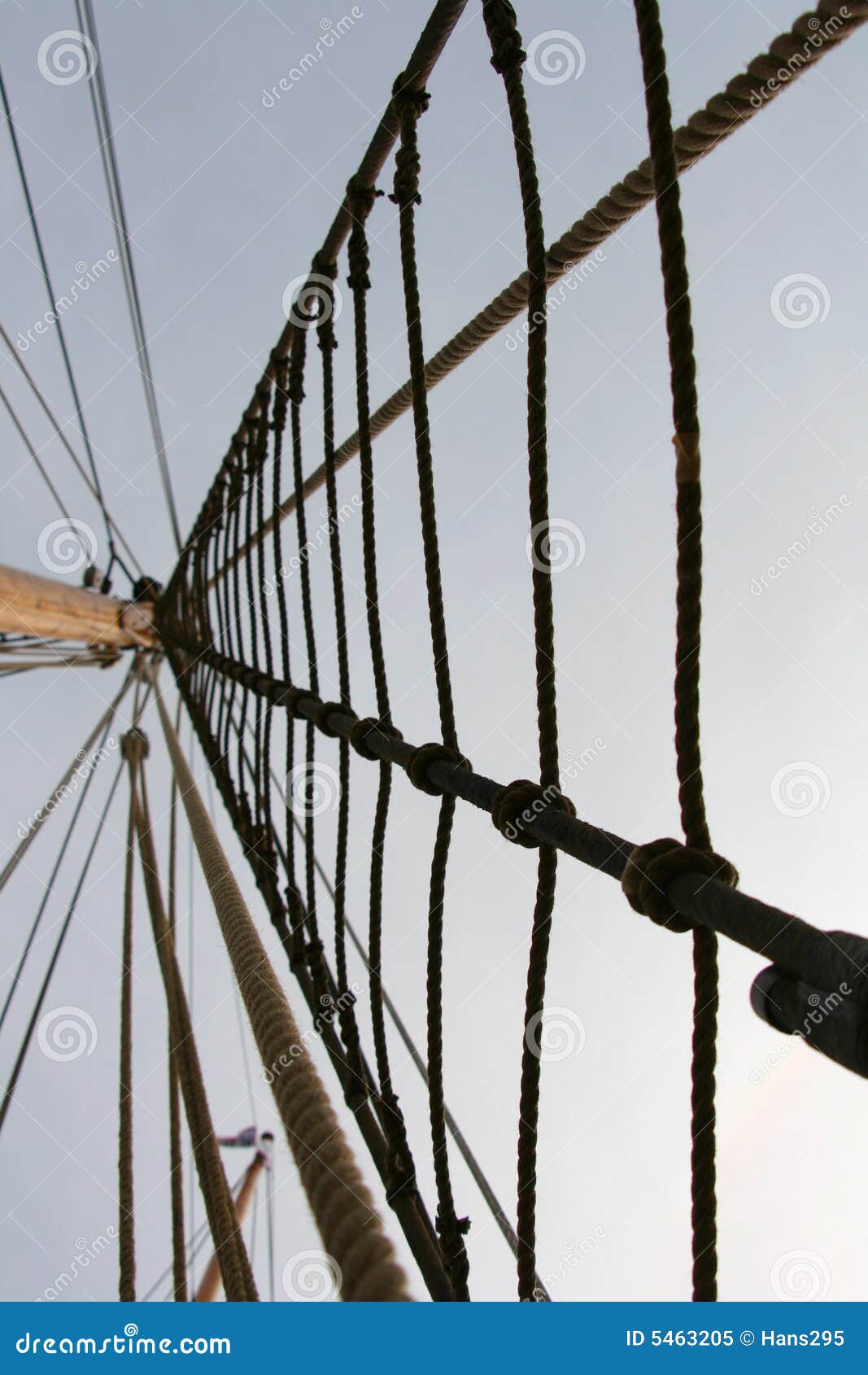 Mast and rope stock image. Image of fasten, sail, knot - 5463205