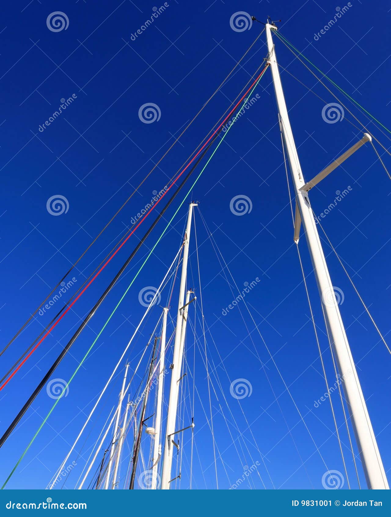 Mast and ropes stock image. Image of recreation, line - 9831001
