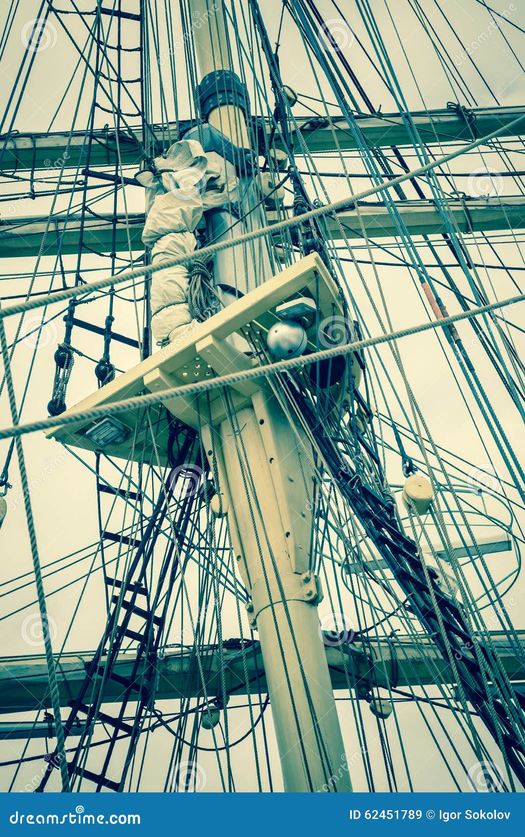 Sailboat Rigging Stock Image | CartoonDealer.com #63056179