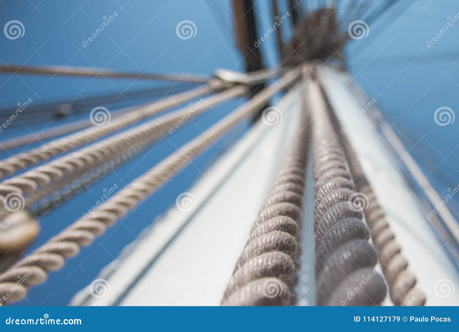 Mast stock image. Image of ropes, ship, mast - 114127179