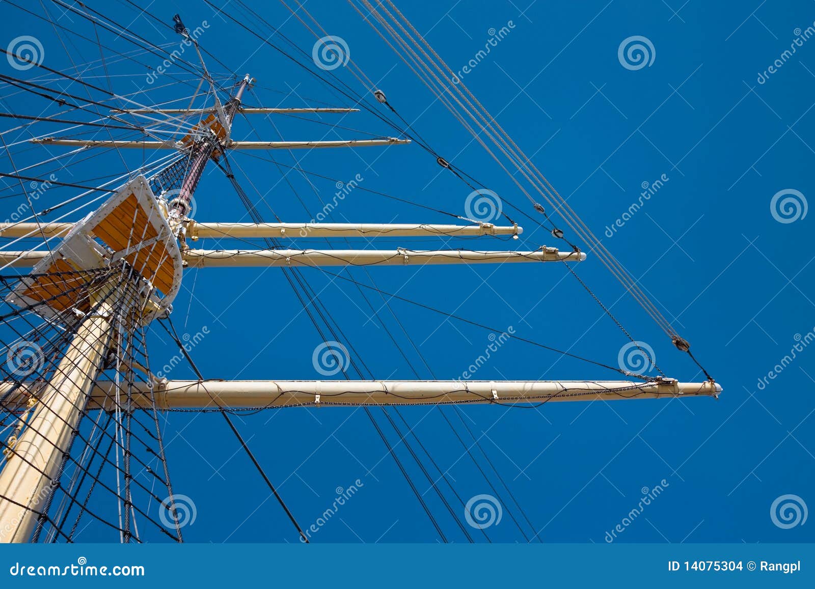 Mast of a Wind-powered Vessel Stock Photo - Image of tall, masts: 14075304