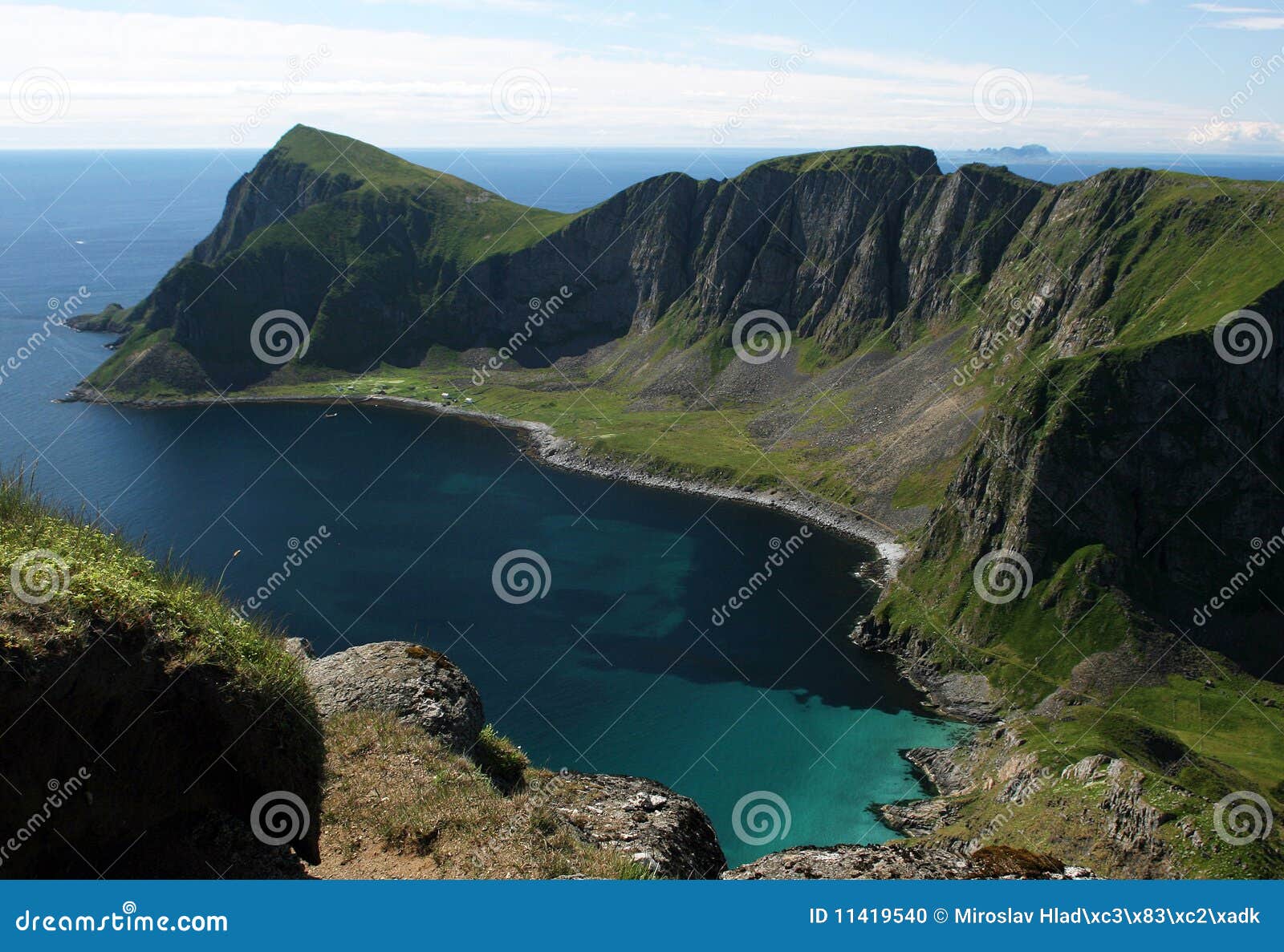 Mastad bay at Vaeroy stock photo. Image of vaeroy, norge - 11419540