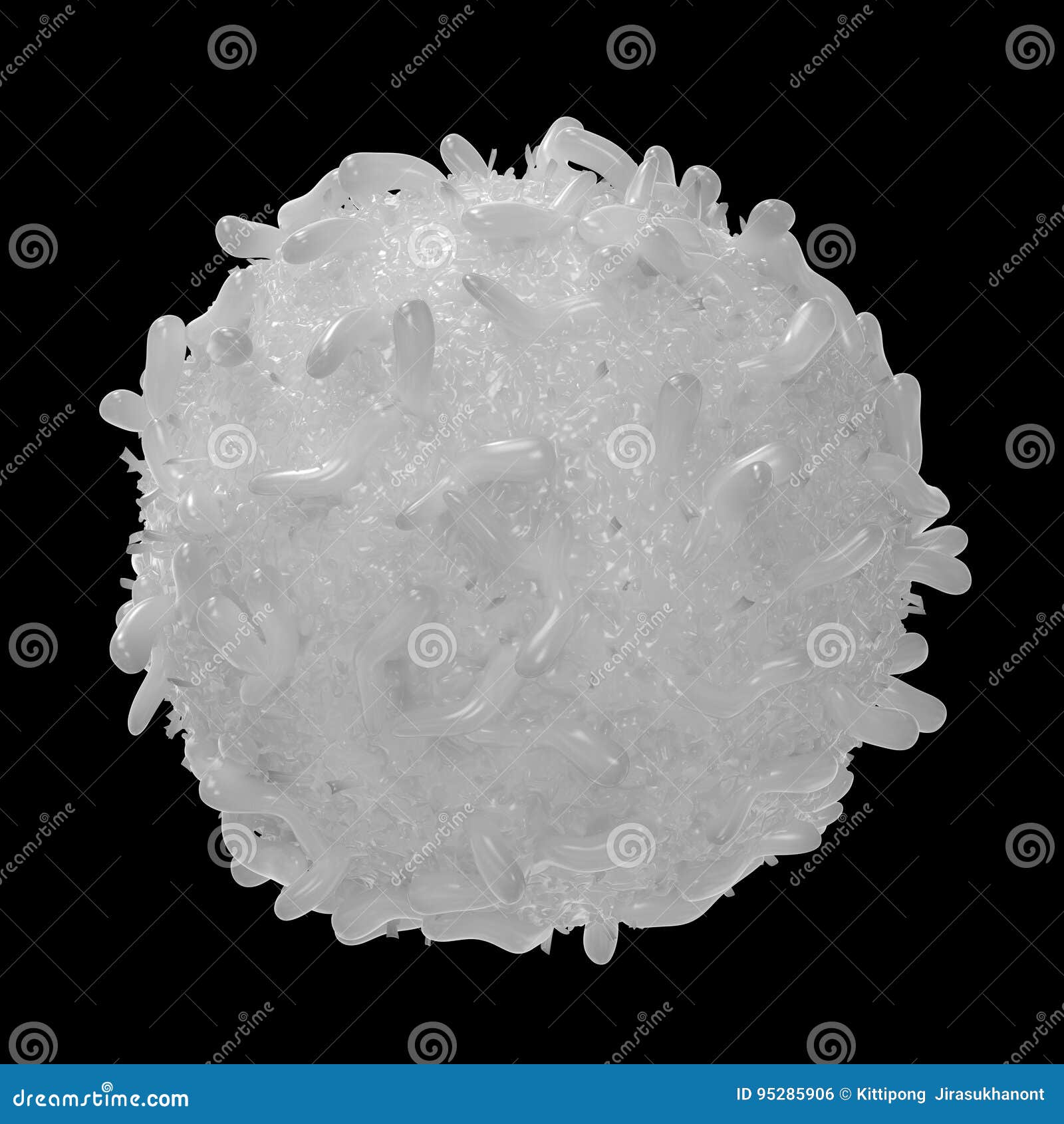 Mastcel of Een Mastocyte, Labrocyte Stock Illustratie - Illustration of ...