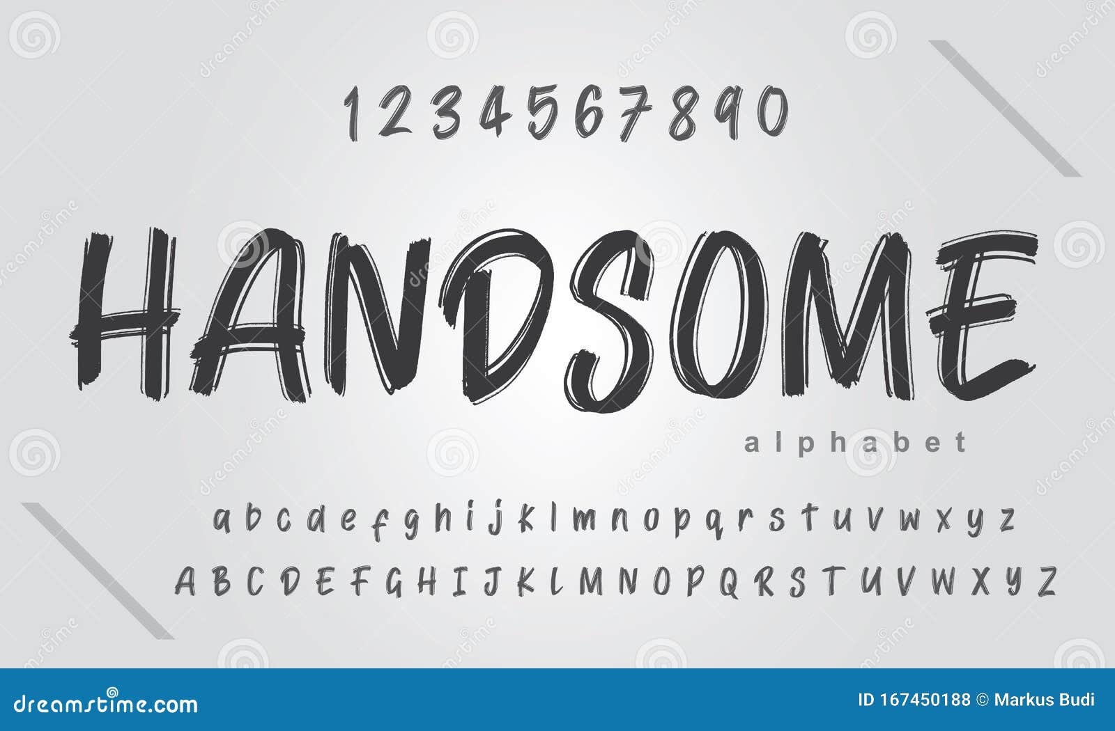 Handsome Alphabet Fonts. Abstract Minimal Modern Stock Vector ...