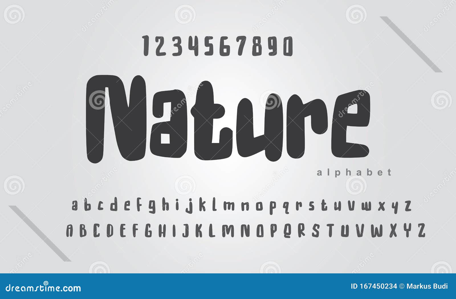 Nature Minimal Modern Alphabet Fonts. Stock Vector - Illustration of ...