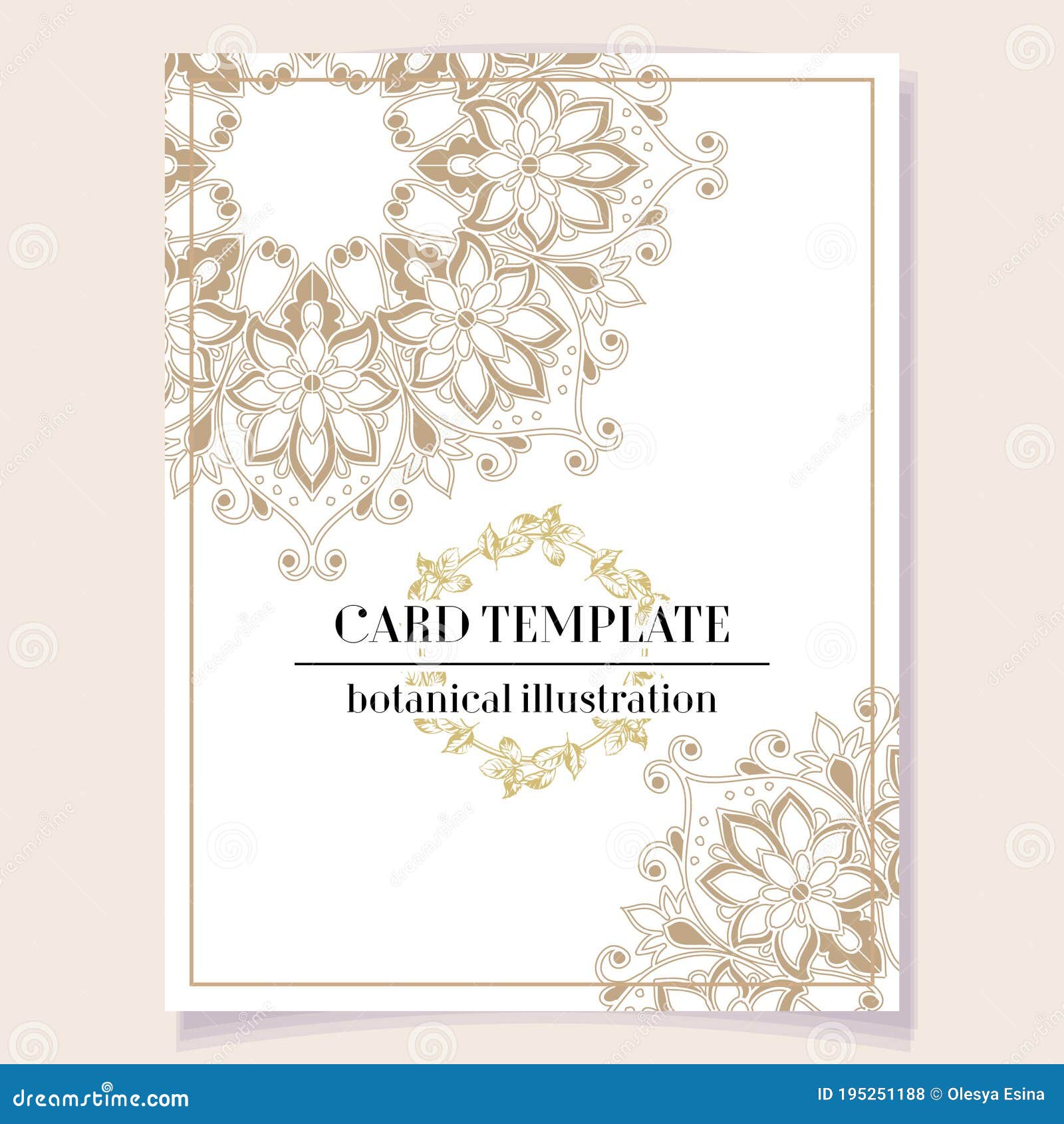 Abstract Invitation Template for Design Your Text Stock Vector ...