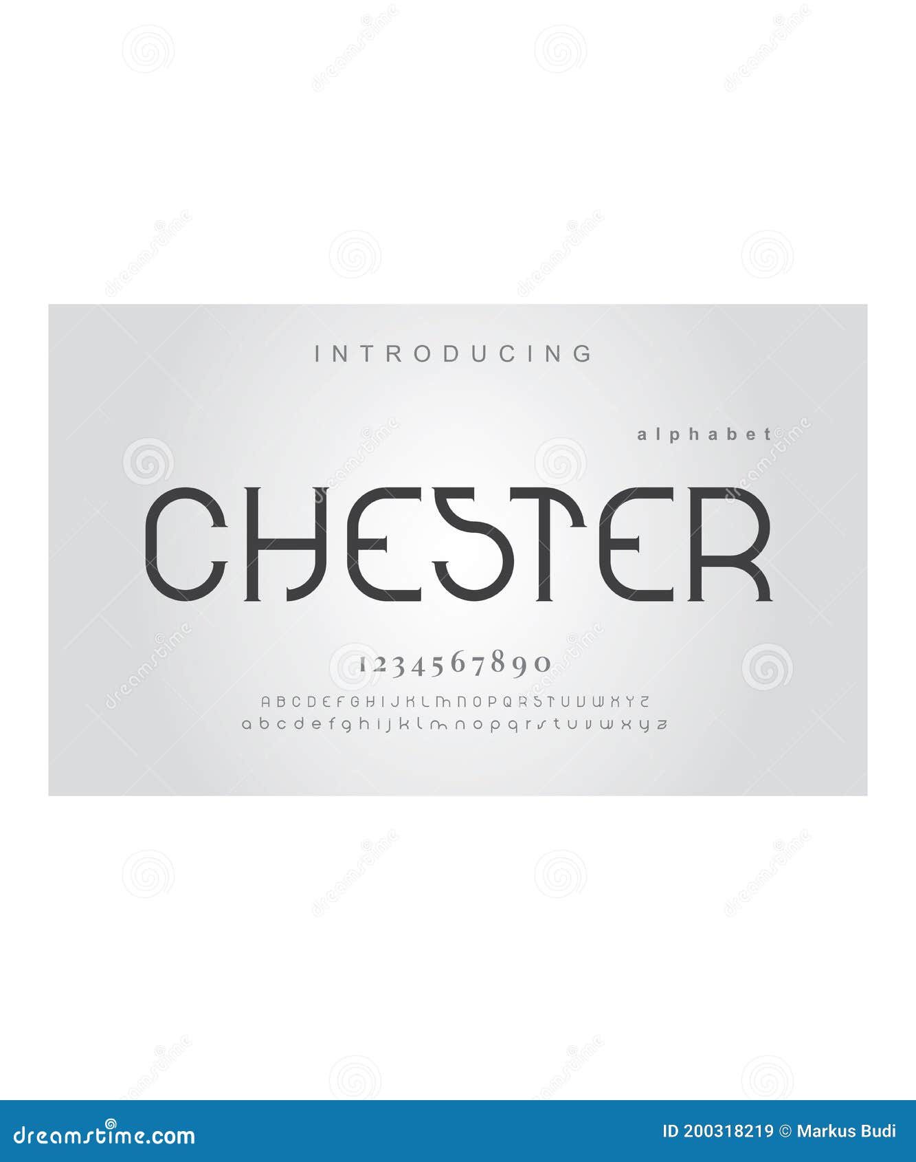 Chester Font. Elegant Alphabet Letters Font And Number. Cartoon Vector ...