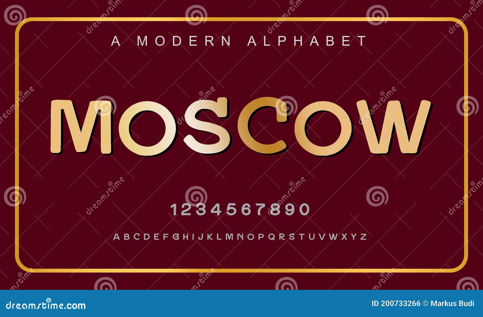 Moscow Font. Elegant Alphabet Letters Font Set Stock Vector ...