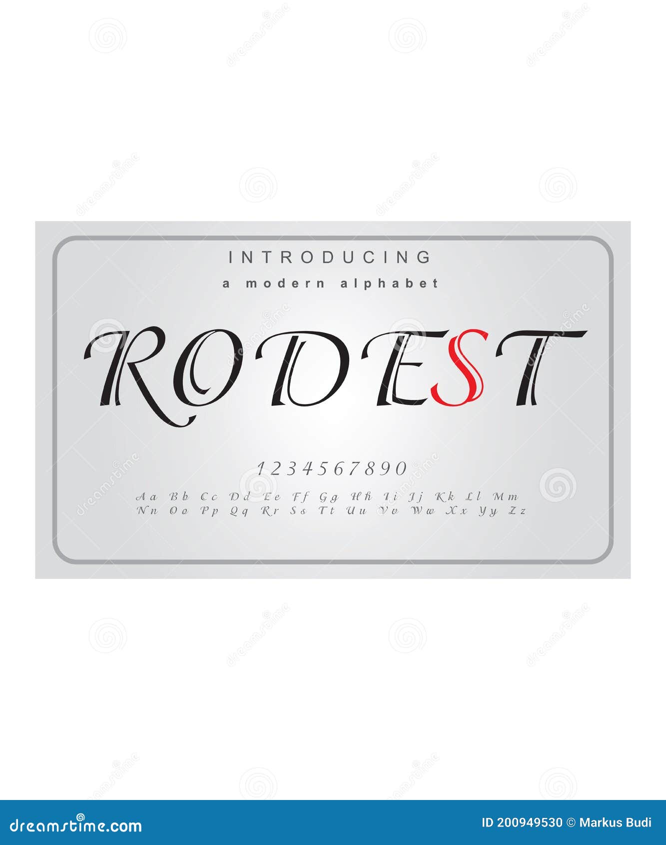 Rodest Font. Abstract Modern Urban Alphabet Fonts Stock Vector ...