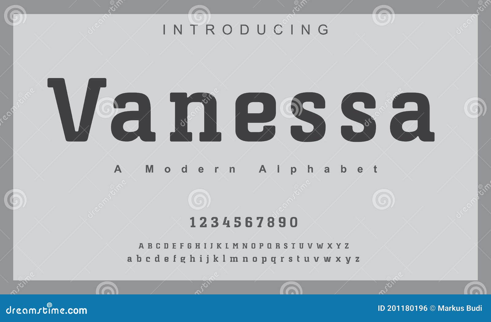 Vanessa Font. Elegant Alphabet Letters Font and Number Stock Vector ...