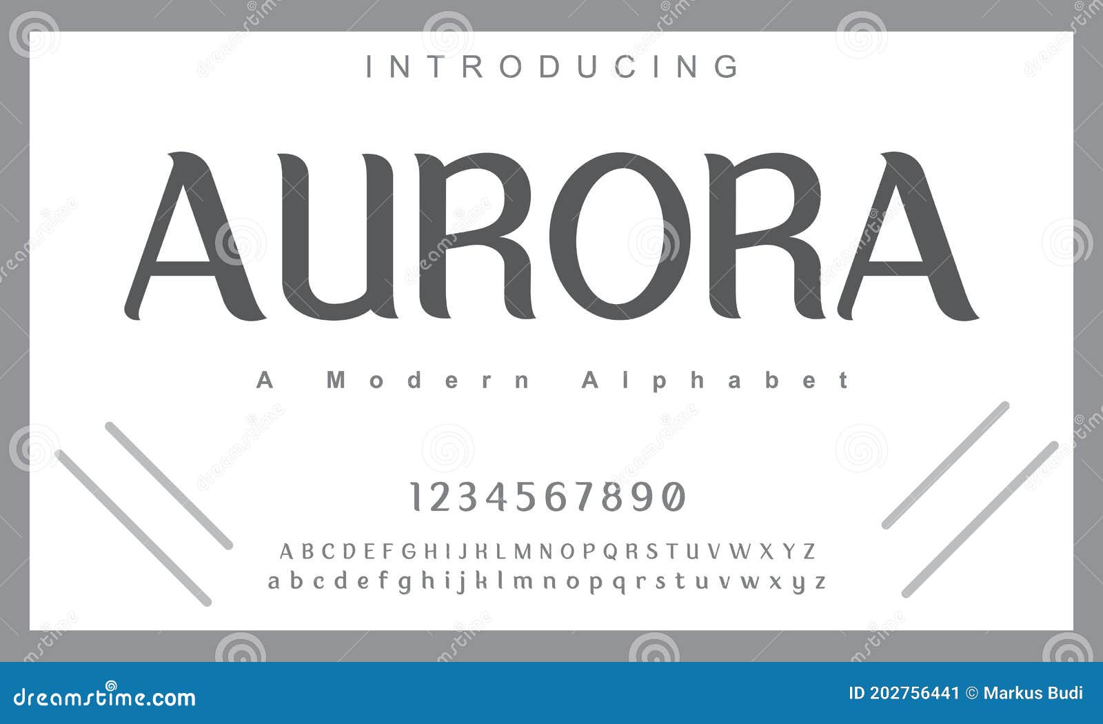 Aurora Font. Elegant Alphabet Letters Font and Number Stock Vector ...