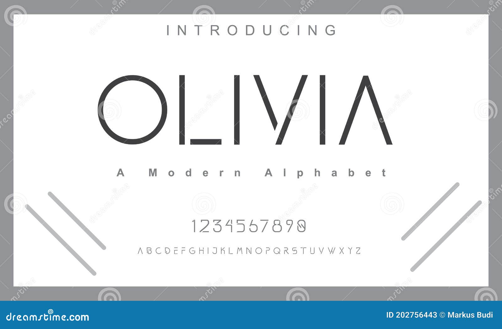Olivia Font. Elegant Alphabet Letters Font and Number Stock Vector - Illustration of minimal ...