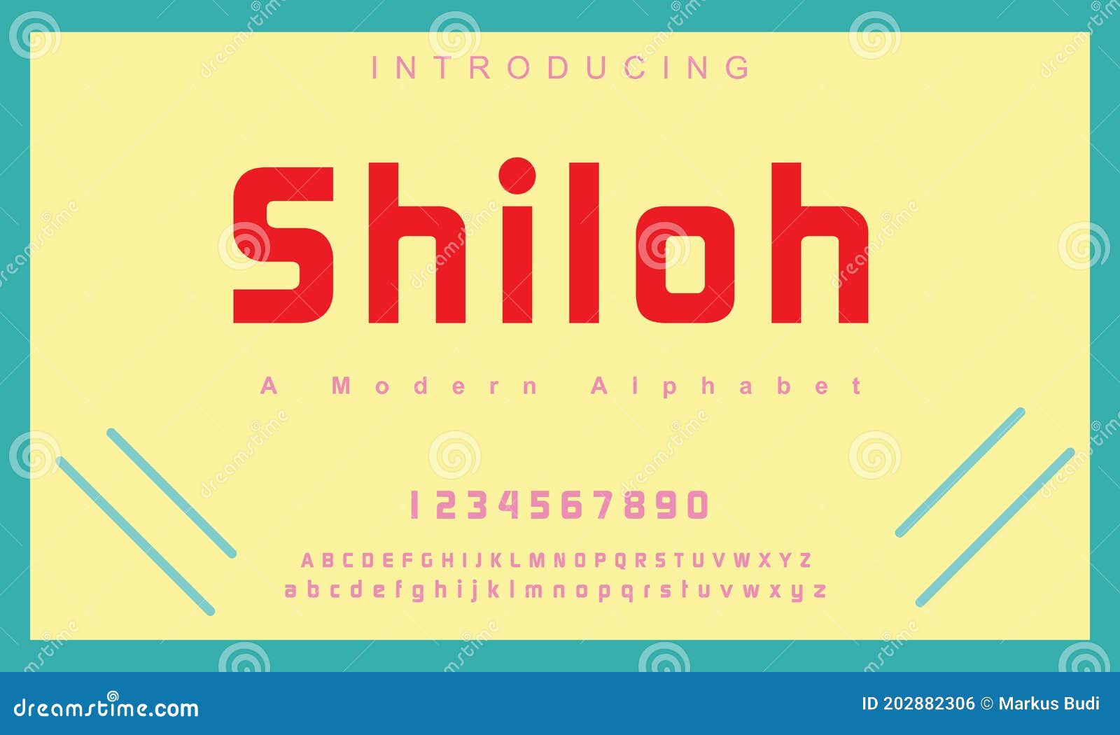 Shiloh Font. Elegant Alphabet Letters Font And Number. Vector ...
