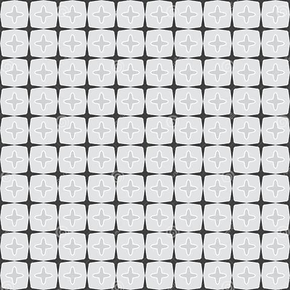 Grey Scale Geometric Stars Cross Grid Texture Background Pattern ...