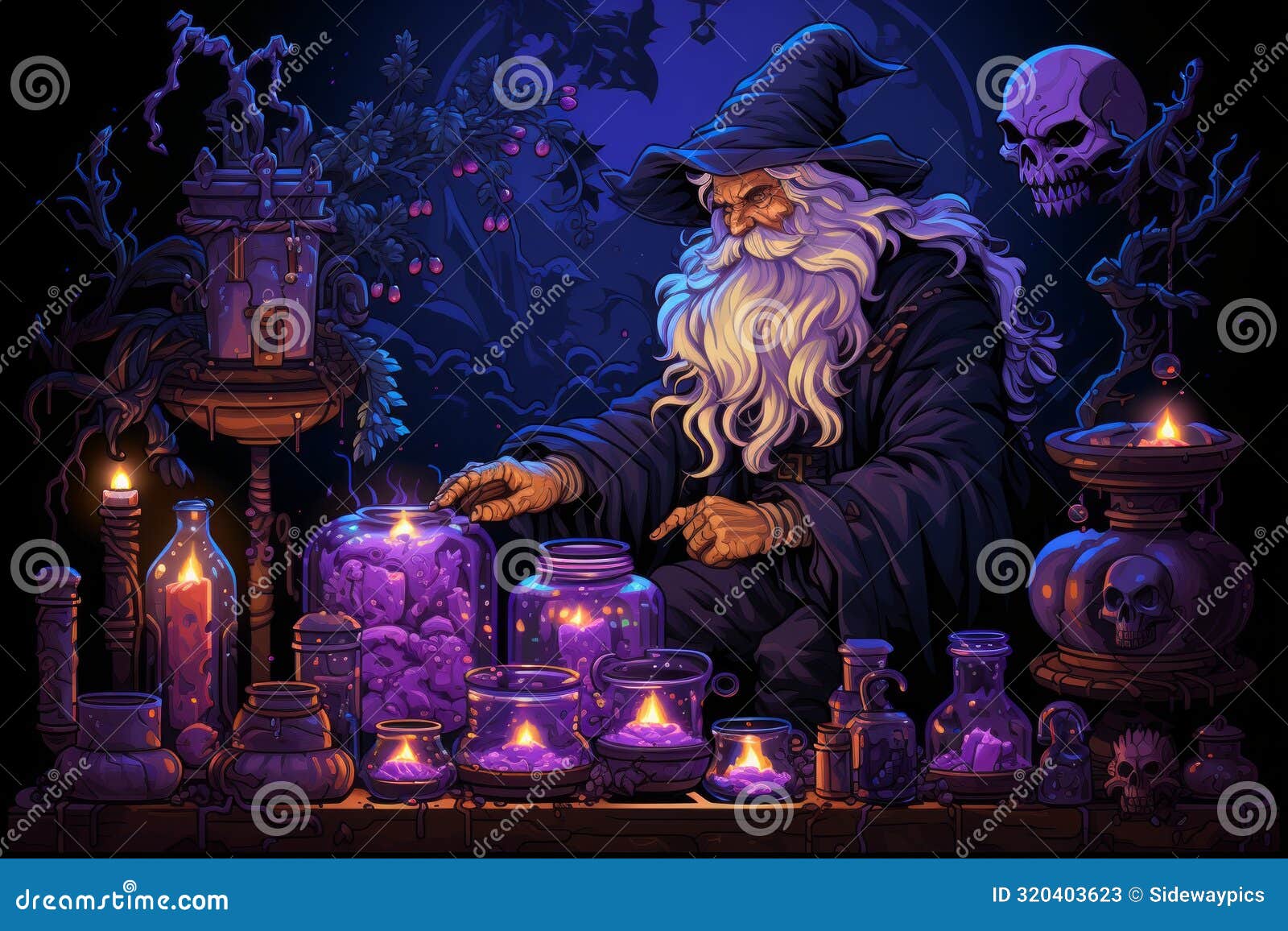 A Master of Alchemy and Potion-making, Concocting Potent Brews with ...