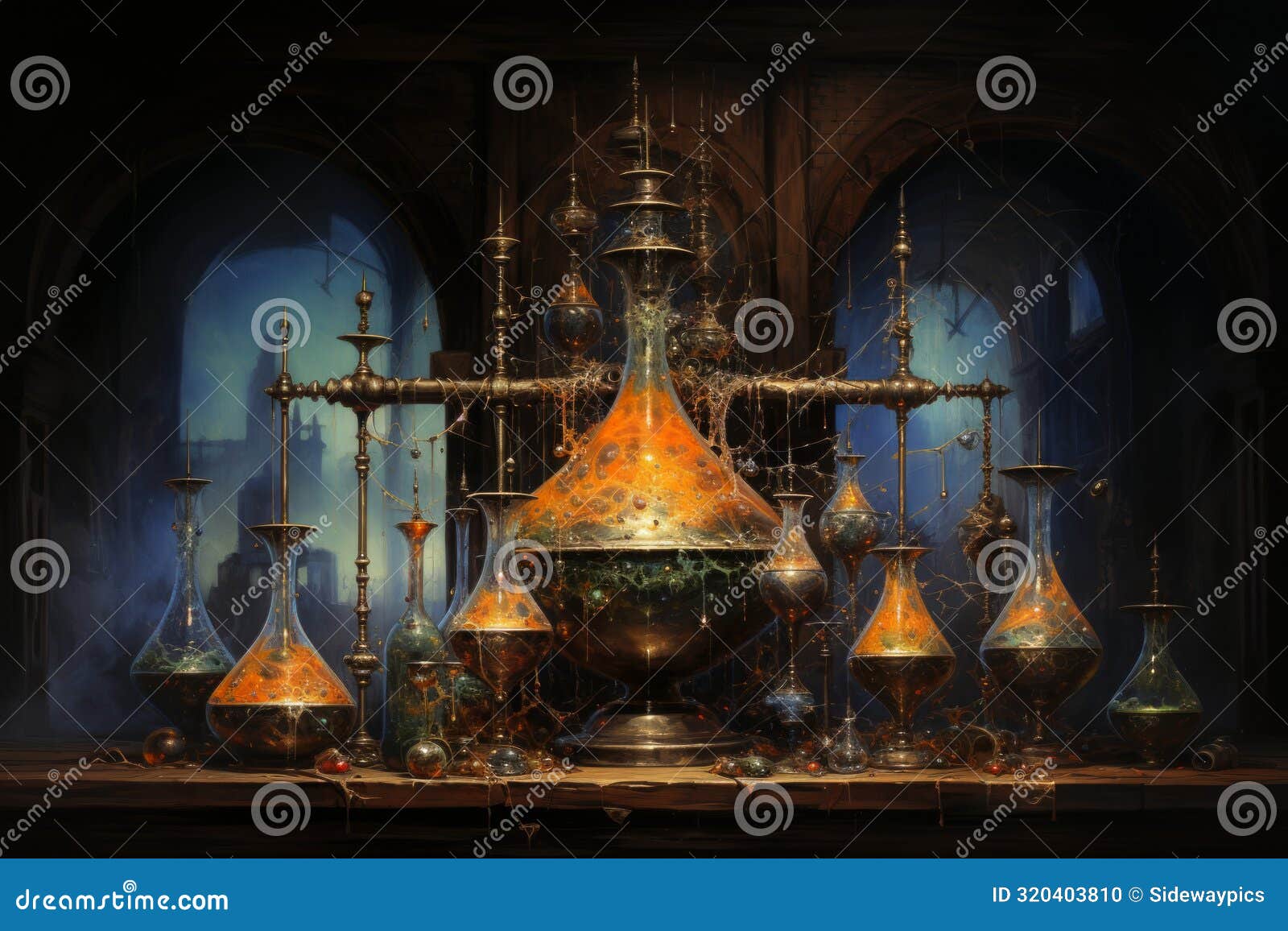 A Master of Alchemy and Potion-making, Concocting Potent Brews with ...