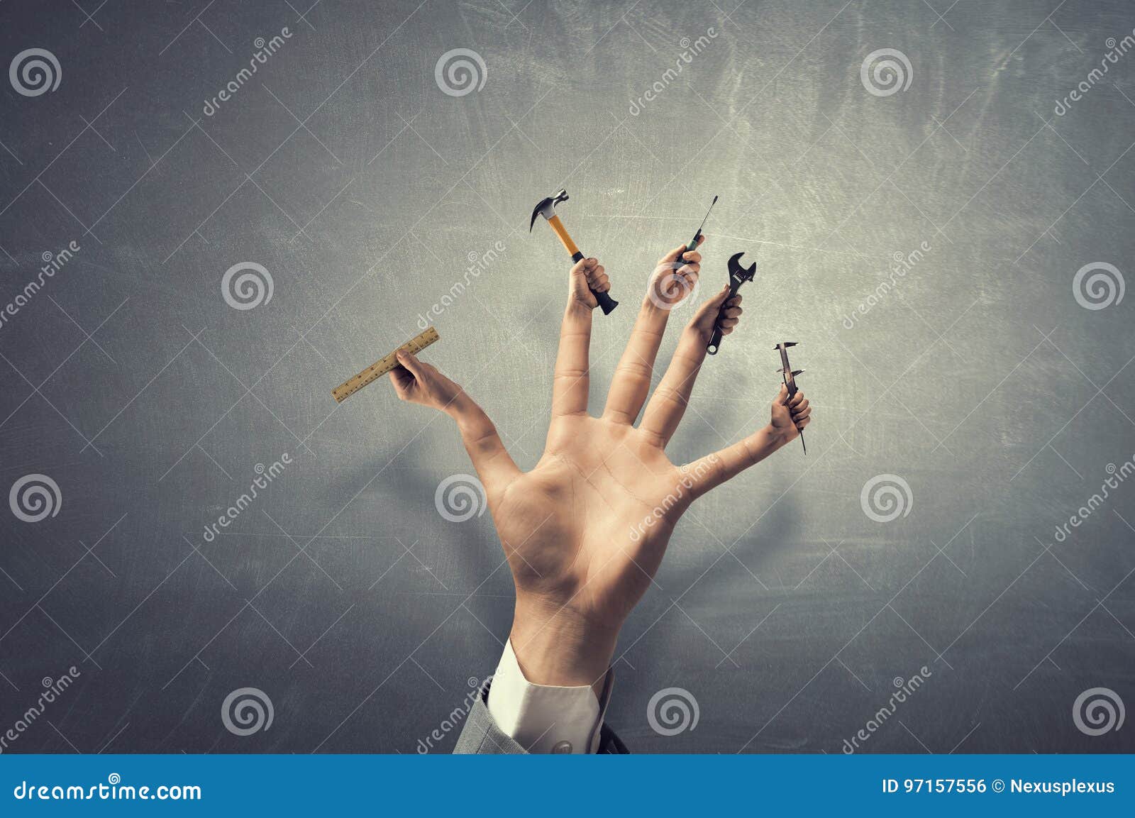 Master of all trades . stock photo. Image of expert, home - 97157556