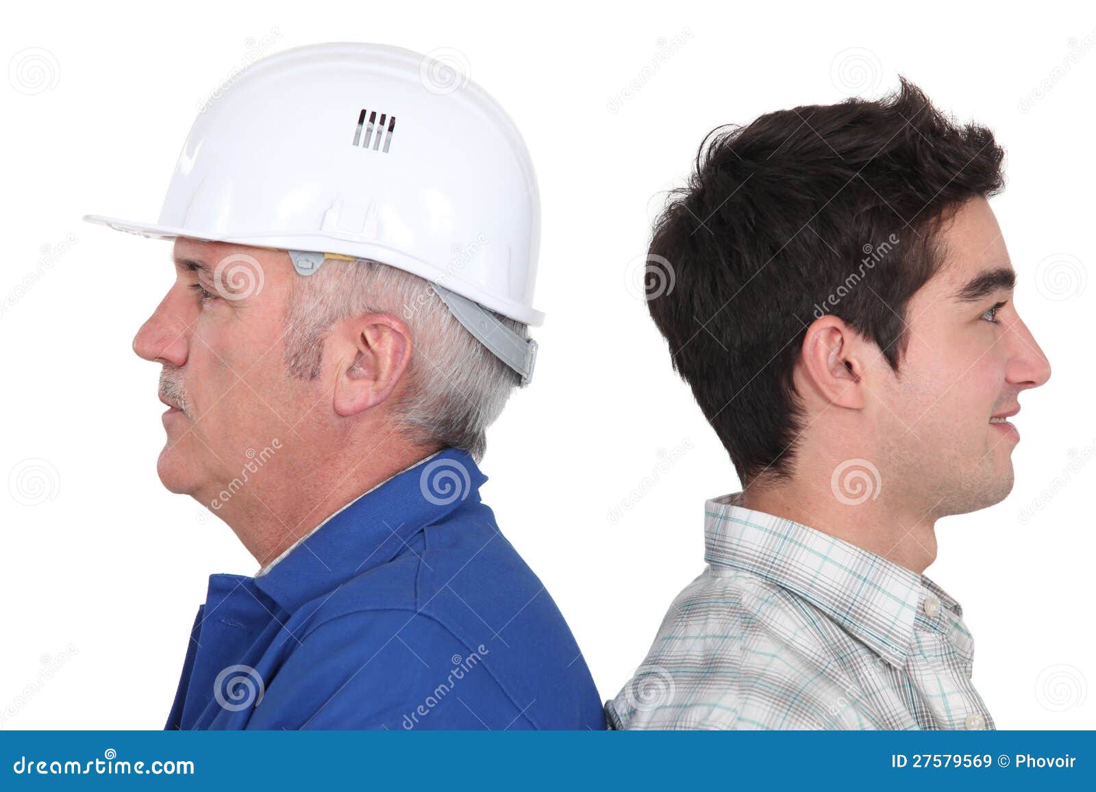Master and Apprentice Stood Together Stock Image - Image of mechanic ...