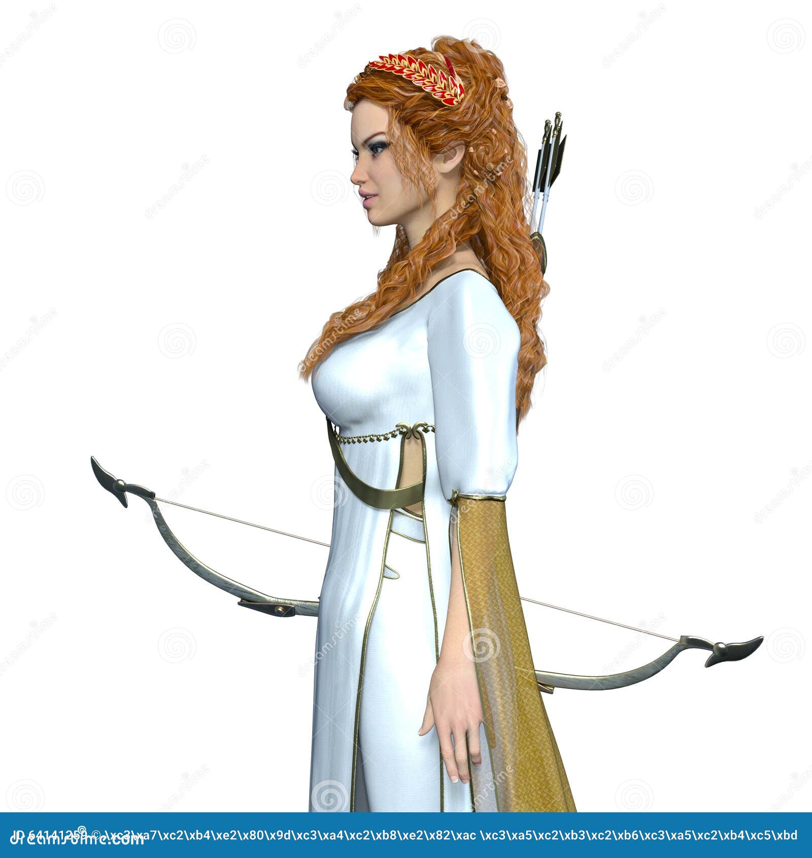 Master archer stock illustration. Illustration of woman - 64141259