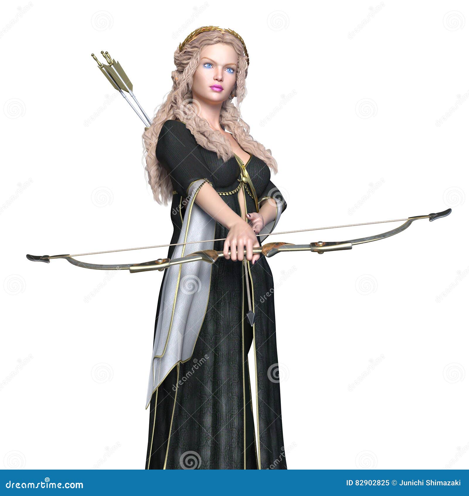 Master archer stock illustration. Illustration of game - 82902825