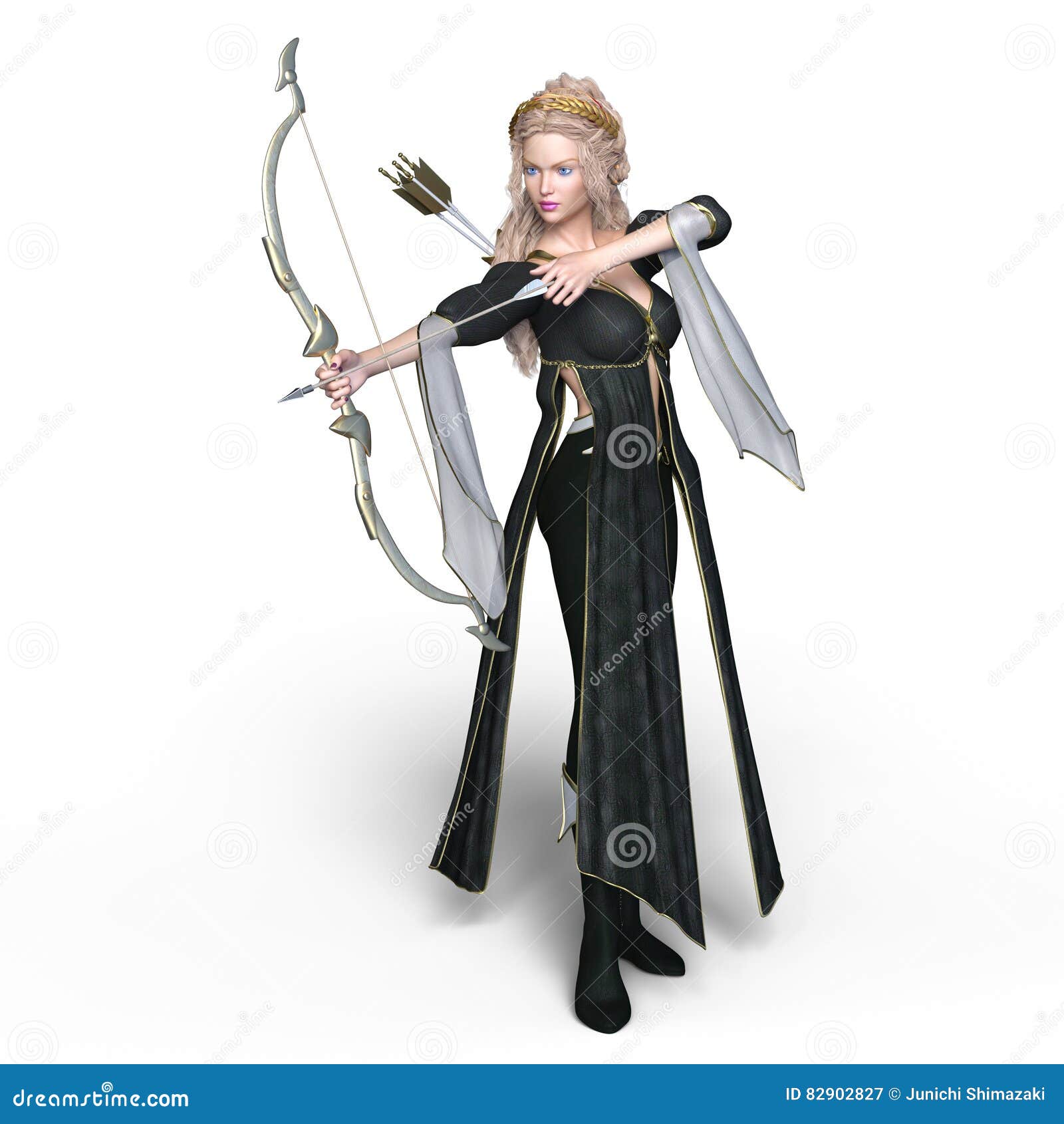 Master archer stock illustration. Illustration of costume - 82902827
