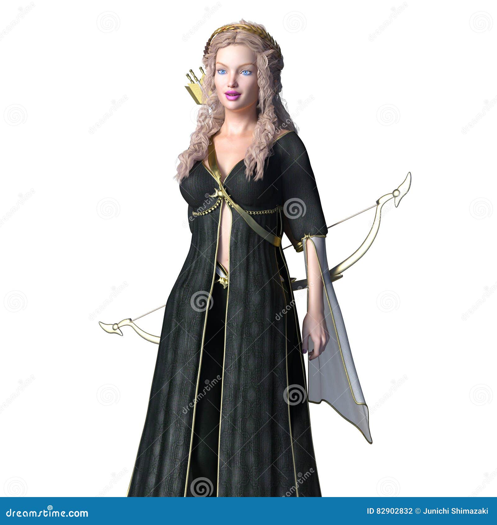 Master archer stock illustration. Illustration of costume - 82902832