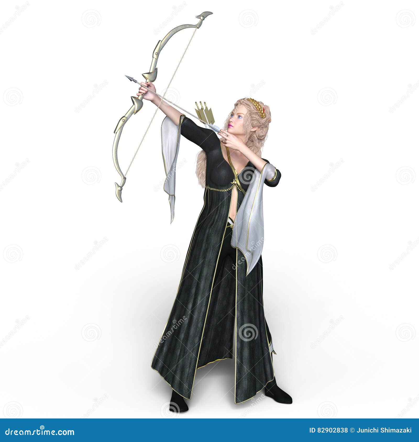 Master archer stock illustration. Illustration of hunter - 82902838