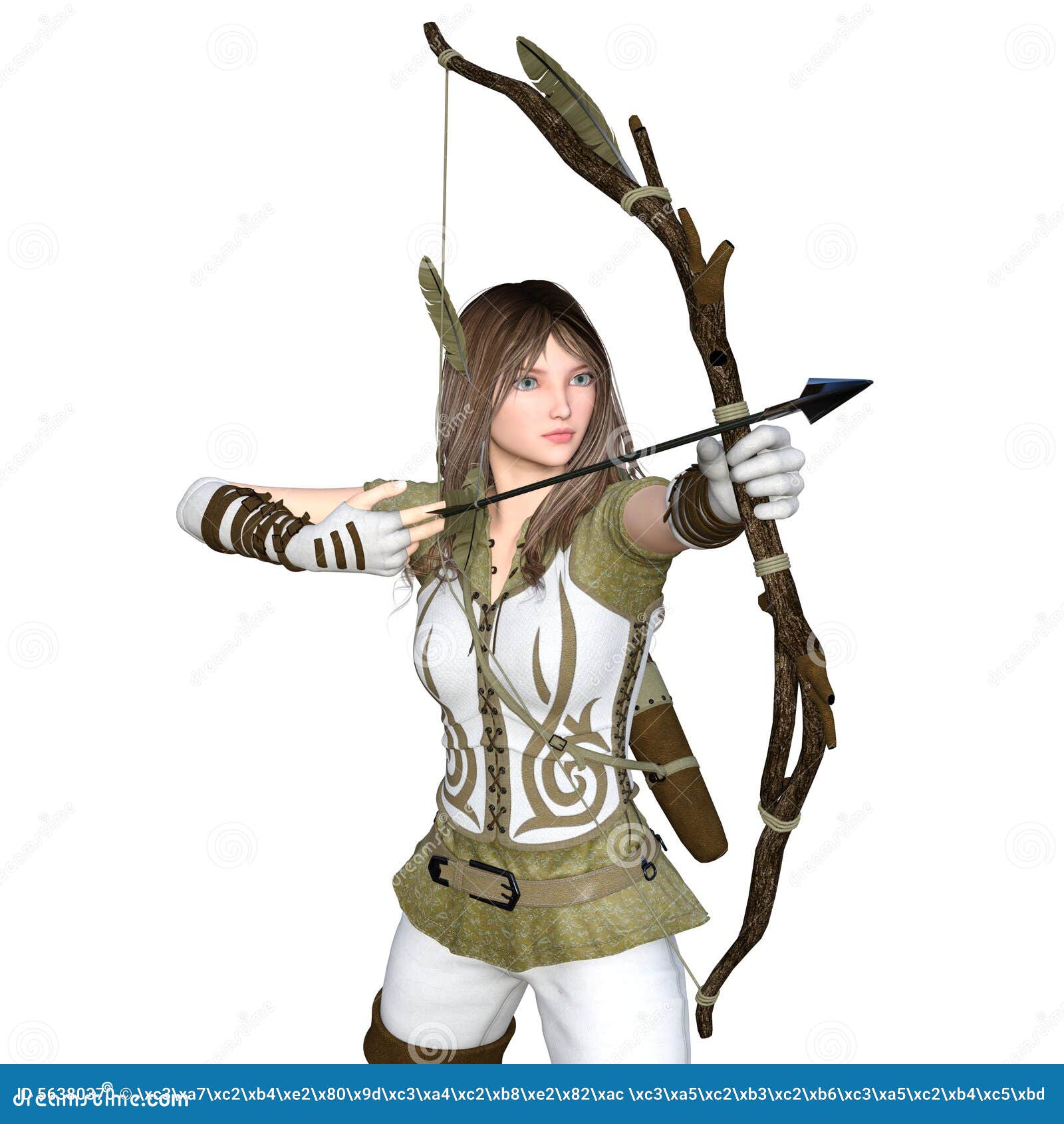 Master archer stock illustration. Illustration of arrow - 56380370