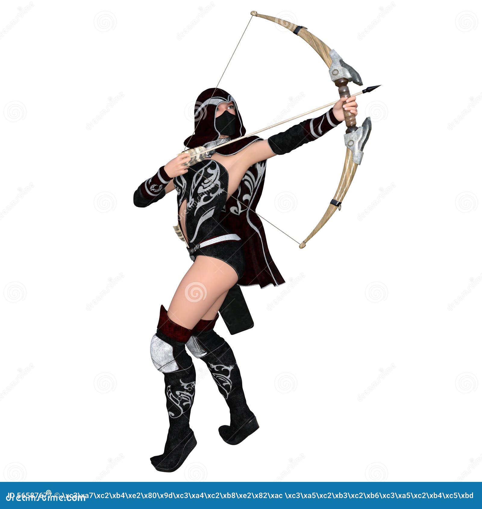 Master archer stock illustration. Illustration of arrow - 56587677
