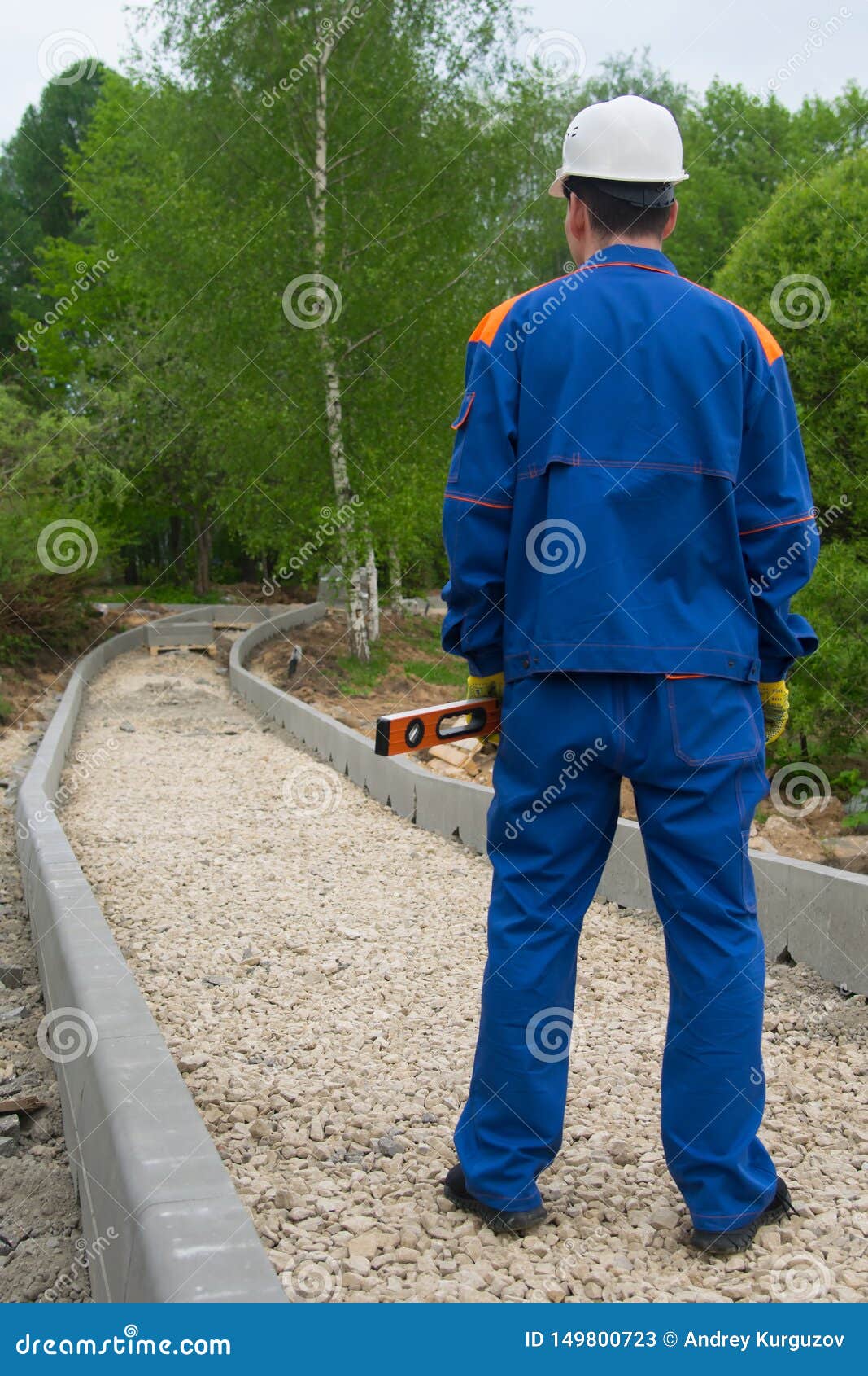 Master in Blue Uniform, Looking at the Amount of Work on the ...