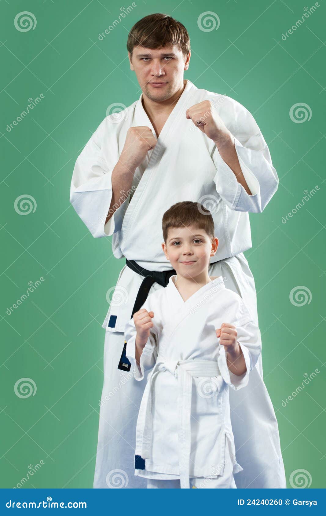 Master and the boy stock photo. Image of training, sport - 24240260