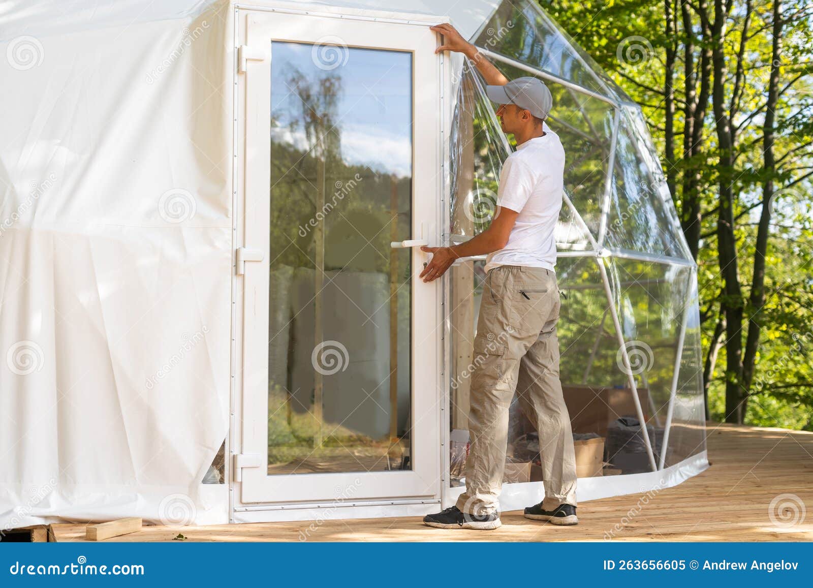 The Master Builds the Dome, Private and Multi-storey Buildings. Stock ...