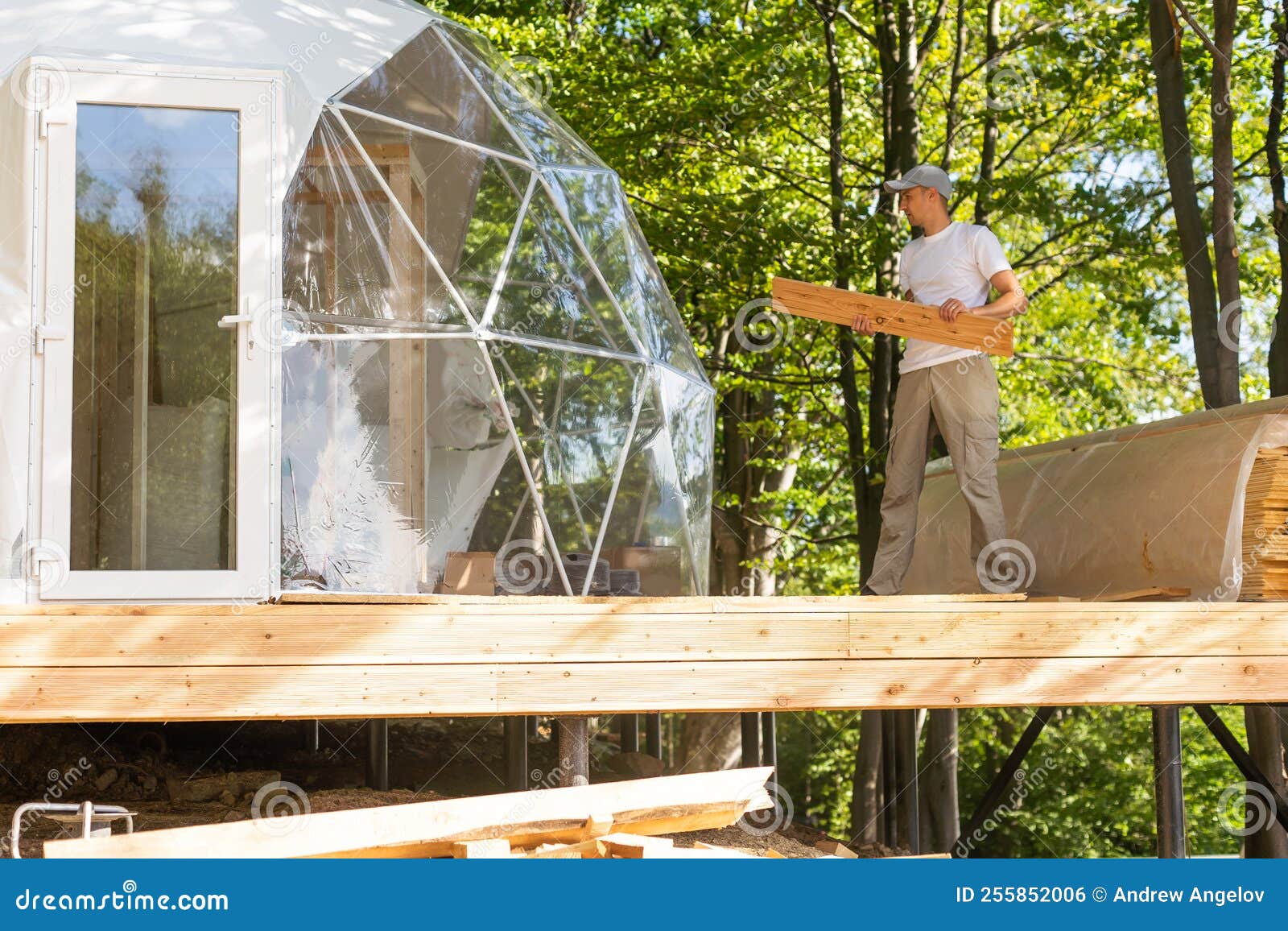 The Master Builds the Dome, Private and Multi-storey Buildings. Stock ...