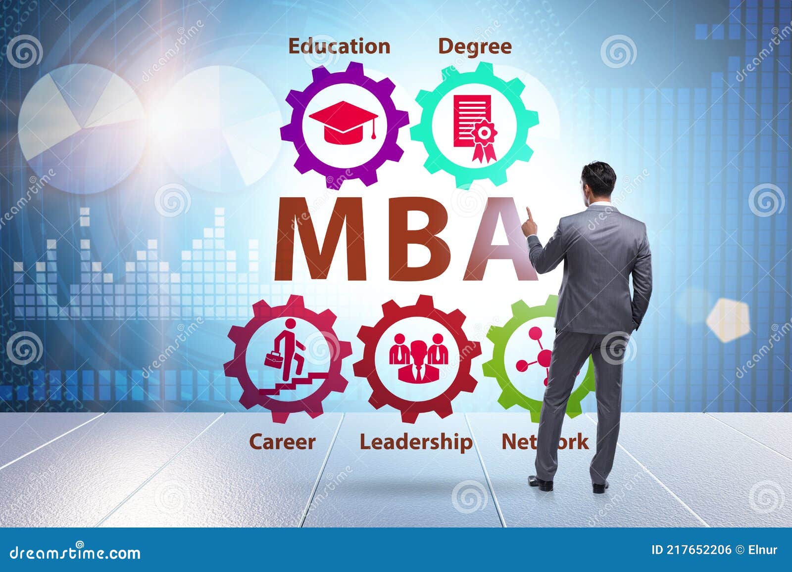 Master of Business Administration MBA Concept Stock Photo - Image of ...