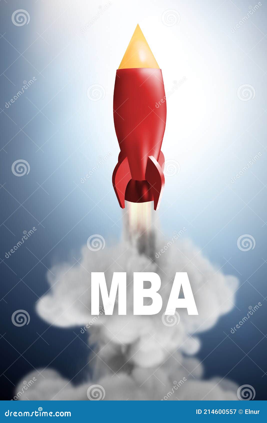Master of Business Administration MBA Concept Stock Illustration ...