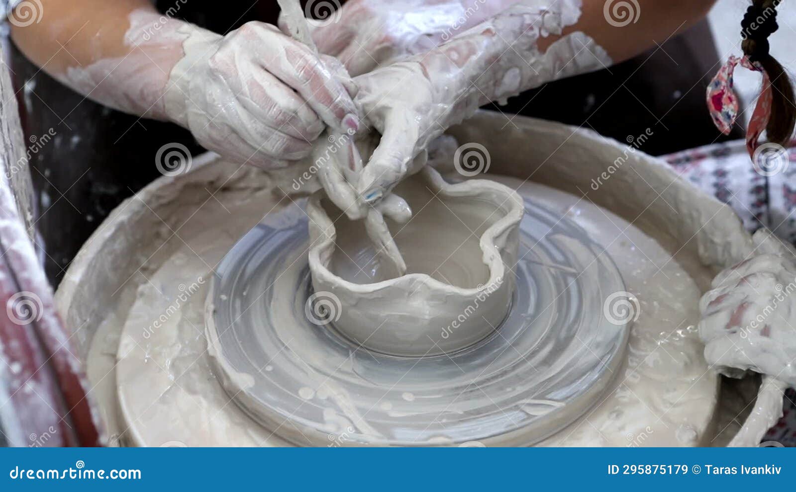 Master of Ceramics. we Work with Clay. he Teaches the Apprentice of a ...