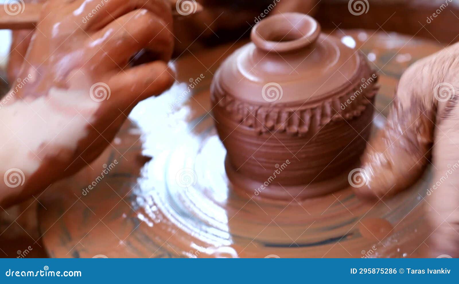 Master of Ceramics. we Work with Clay. he Teaches the Apprentice of a ...