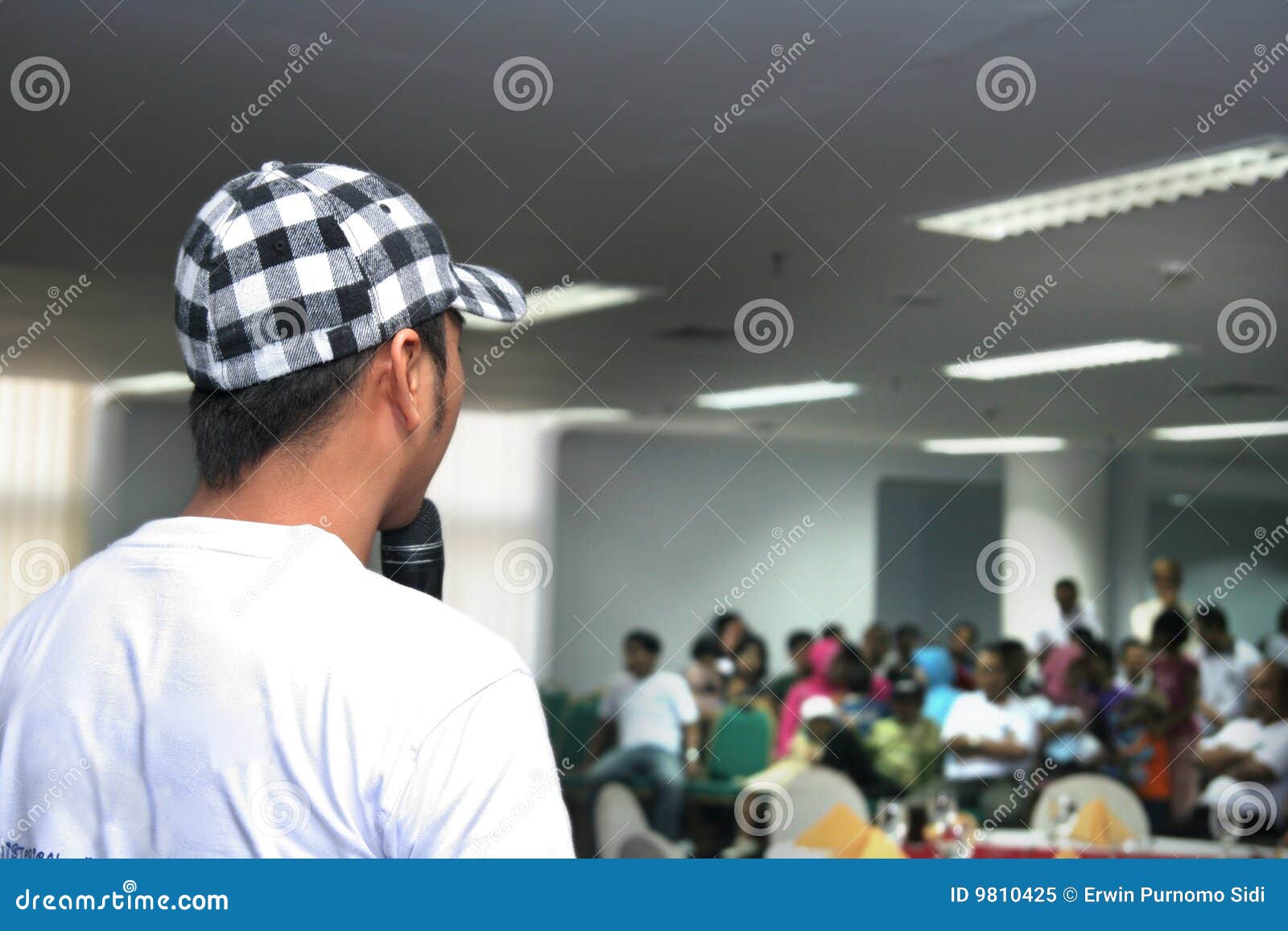 Master of ceremony stock image. Image of speech, gathering - 9810425