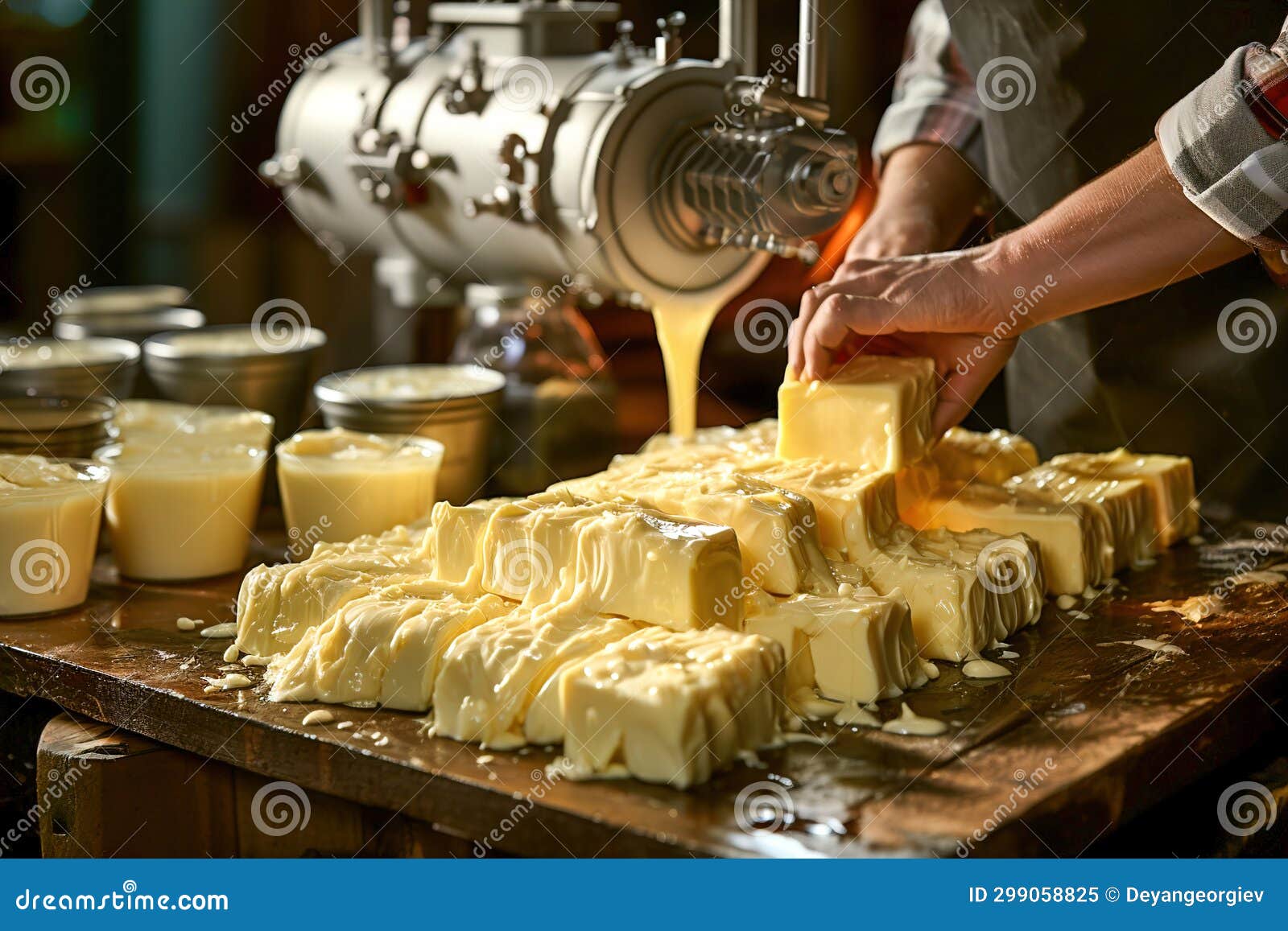Cheese Maker Web Banner Or Landing Page. Professional Chef Vector ...