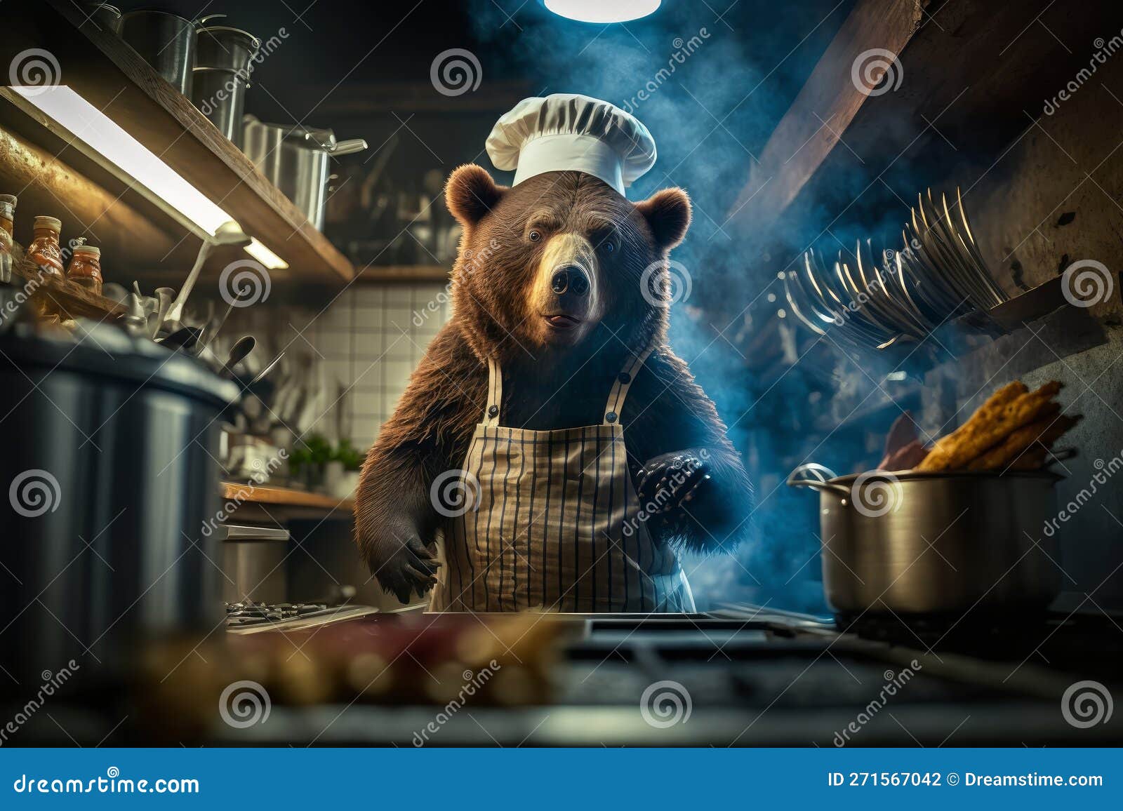 Master Chef Bear a Culinary Prodigy in Stunning HighResolution Glory ...