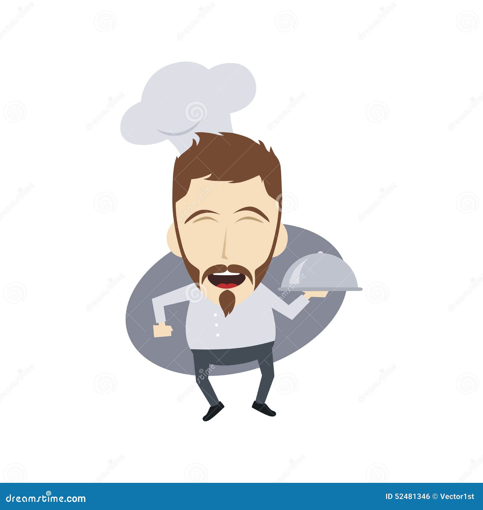 Master chef cartoon stock vector. Illustration of master - 52481346