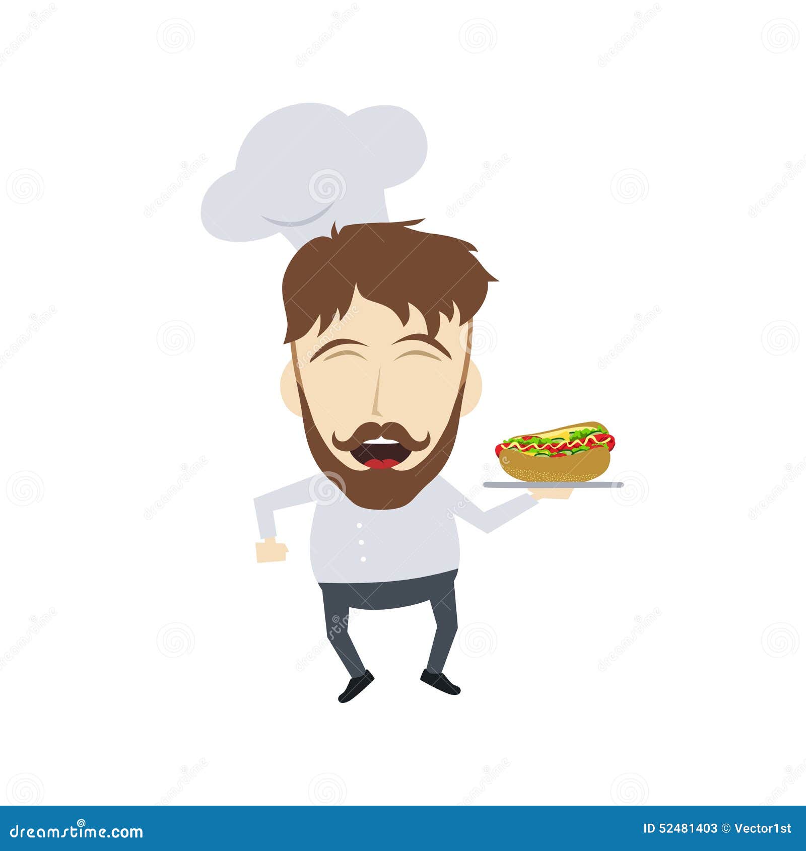 Master chef cartoon stock vector. Illustration of oven - 52481403