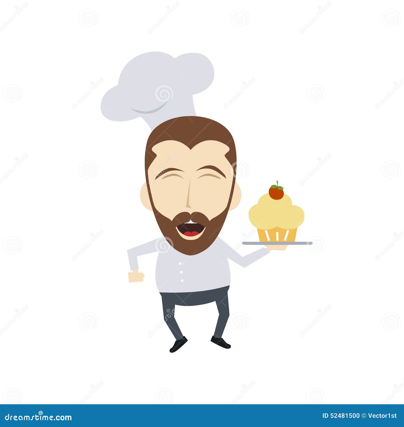Master chef cartoon stock vector. Illustration of cartoon - 52481500