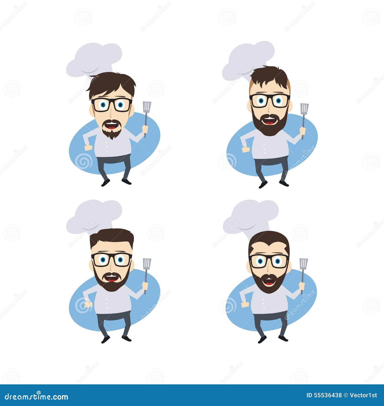 Master chef cartoon stock vector. Illustration of beard - 55536438