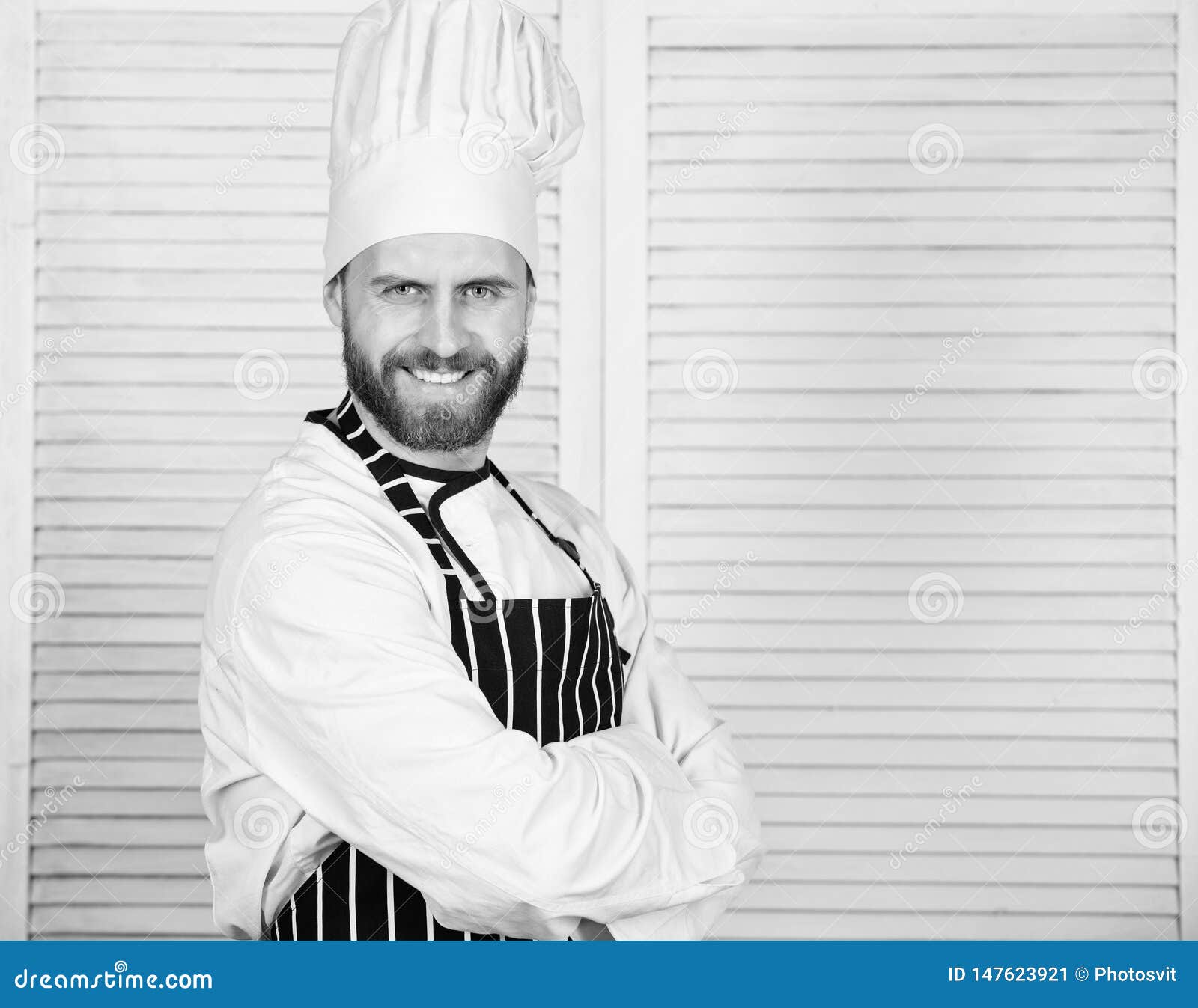 Master Chef. Professional in Kitchen. Culinary Cuisine. Confident Man ...